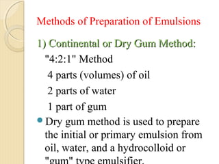 Emulsion | PPT