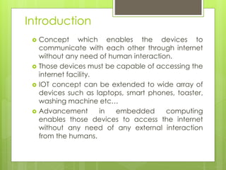 Internet of Things | PPT