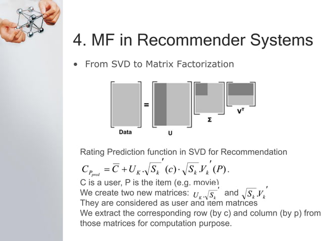 Matrix Factorization In Recommender Systems