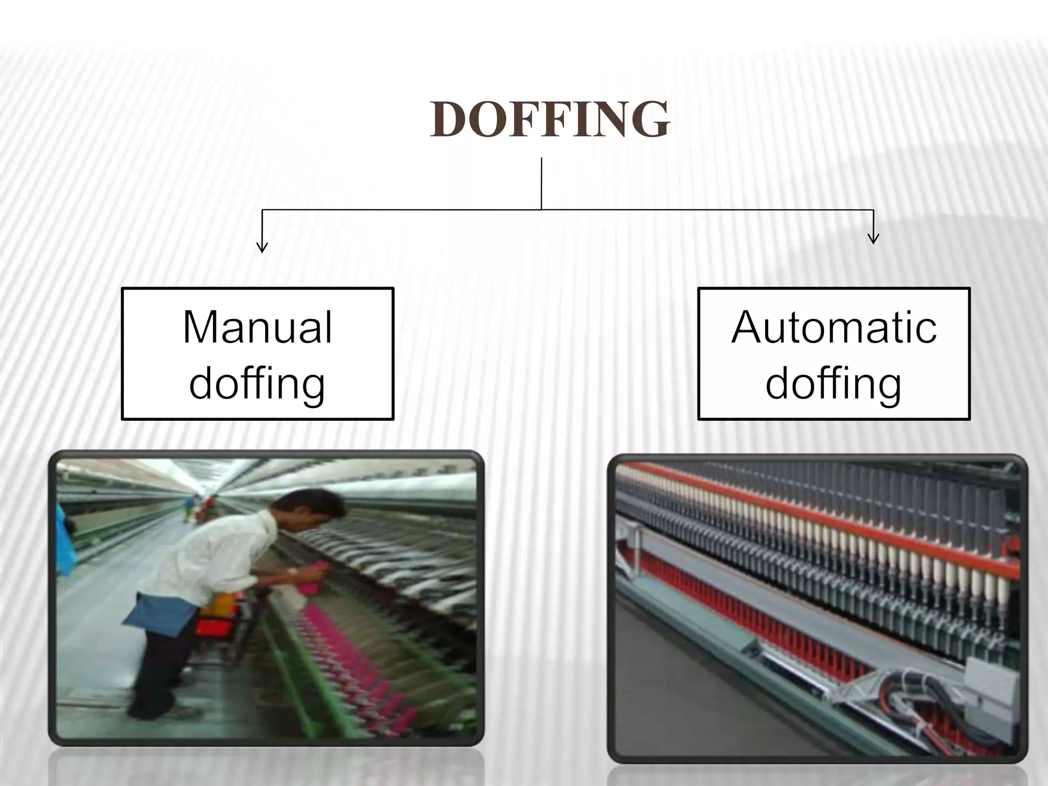 Ring Frame Auto Doffing | PPTX
