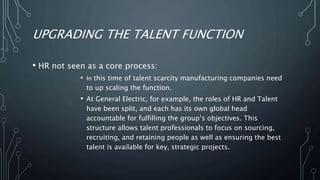 Talent Management (Manufacturing Industry) | PPTX