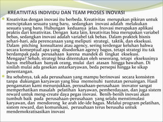 BUDAYA,KREATIVITAS DAN INOVASI | PPT