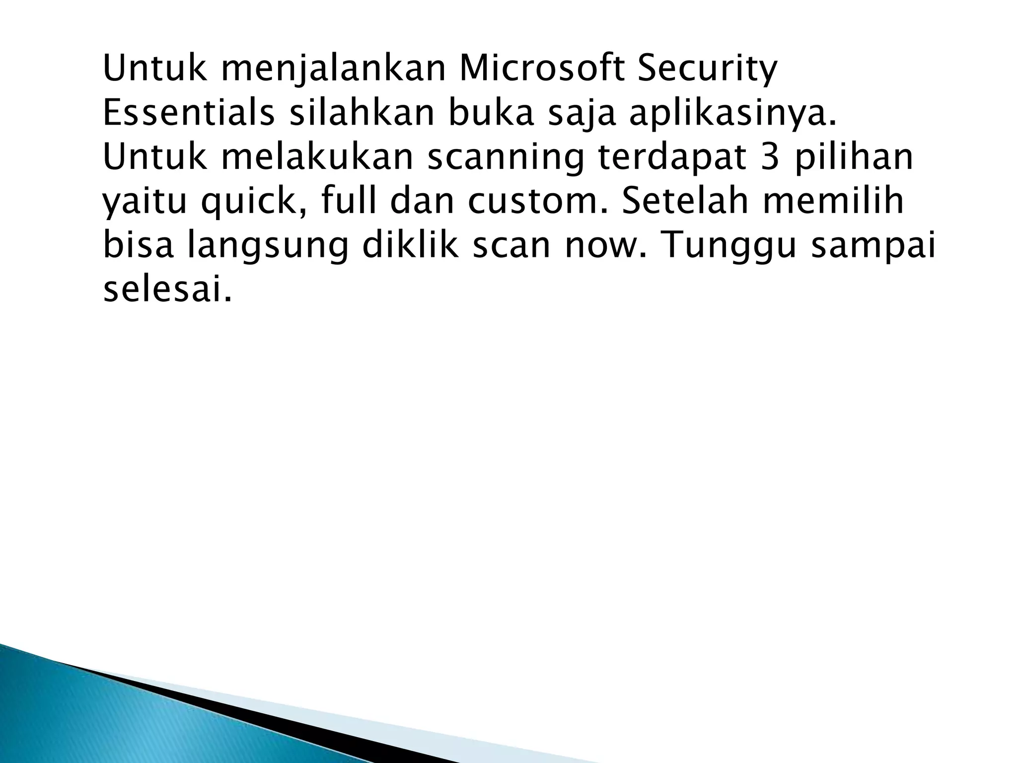 Microsoft Security Essential | PPT