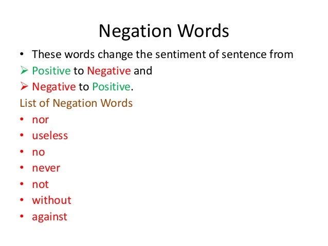Sentiment Analysis Of Social Issues Negation Handling