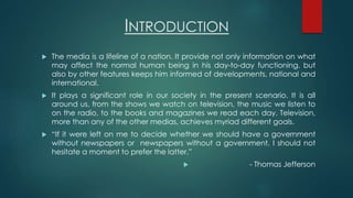 Role of Media in Democracy | PPTX