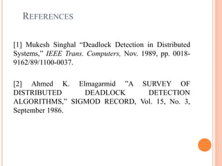 deadlock detection using Goldman's algorithm by ANIKET CHOUDHURY | PPT