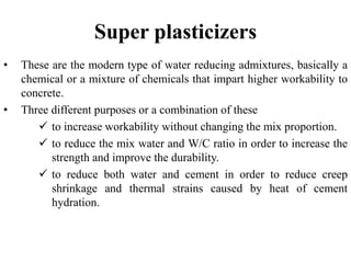 Ppt ON ADMIXTURES | PPTX