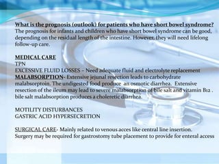 SHORT BOWEL SYNDROME_CASE STUDY | PPTX