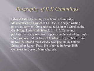 Somewhere I Have Never traveled | PPT