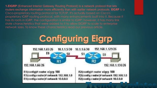 How Different Cisco Routing Protocal Work | PPTX | Computer Networking ...