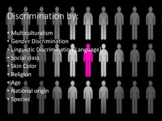 PREJUDICE AND DISCRIMINATION | PPTX