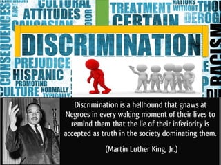 PREJUDICE AND DISCRIMINATION | PPTX