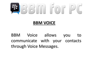 Easily Setup BBM PC | PPT