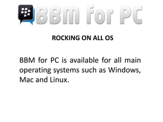 Easily Setup BBM PC | PPT
