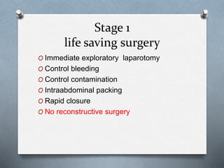 damage control surgery | PPTX