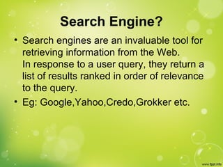 webclustering engine | PPT