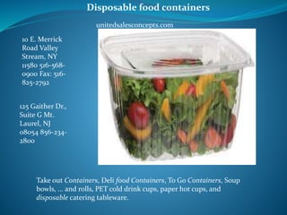 Wholesale Food Packaging | PPTX