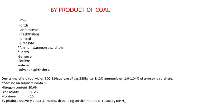 PPT ON COKE PREPARATION | PPTX | Chemistry | Science