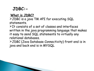 Airline Reservation system(project report of six week training)-ppt | PPT