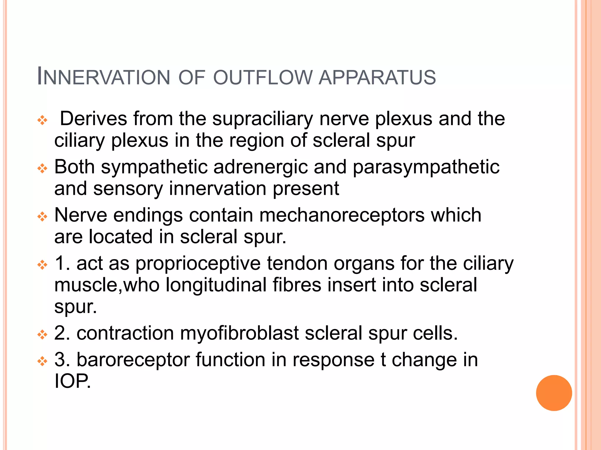 Anatomy of anterior chamber | PPTX