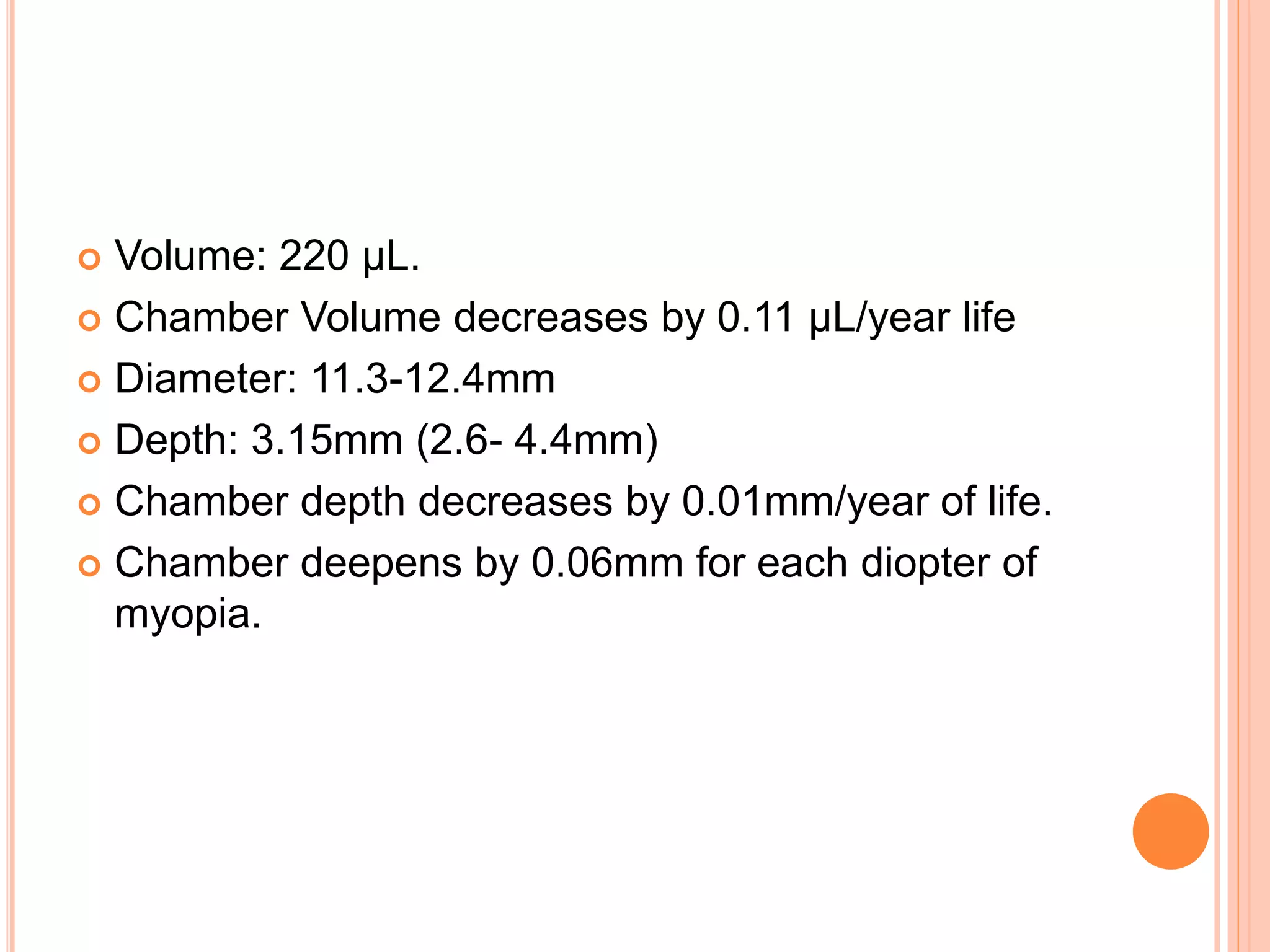 Anatomy of anterior chamber | PPTX
