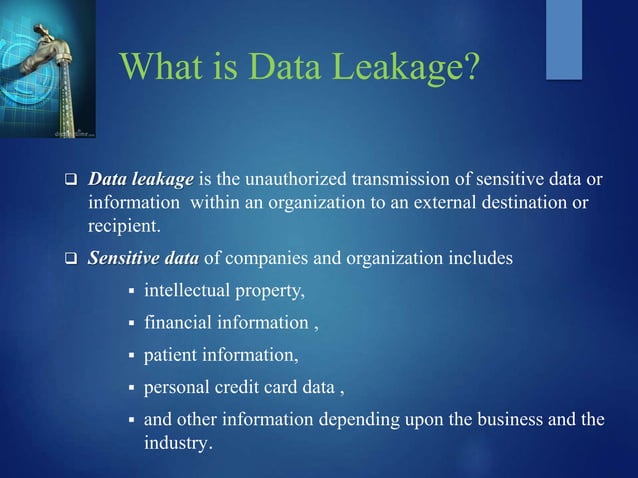 Data Leakage Detection | PPTX | Databases | Computer Software and Applications