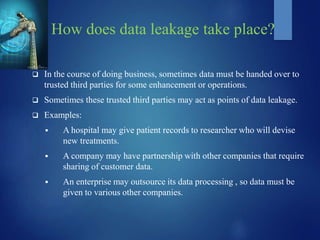 Data Leakage Detection | PPTX