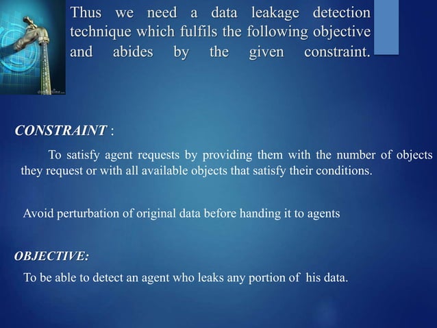 Data Leakage Detection | PPTX | Databases | Computer Software and Applications