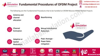 OFDM Massive MIMO Matlab Projects Research Ideas | PPT