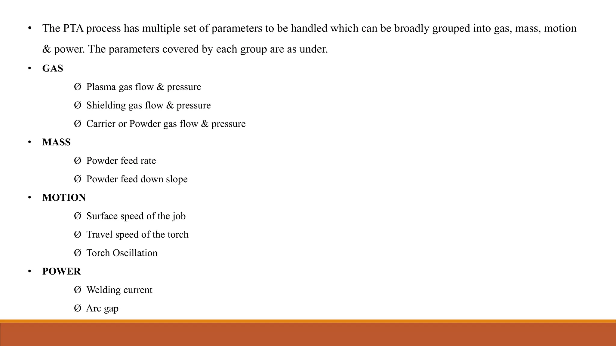 CNC PTA hardfacing and cladding system | PPTX