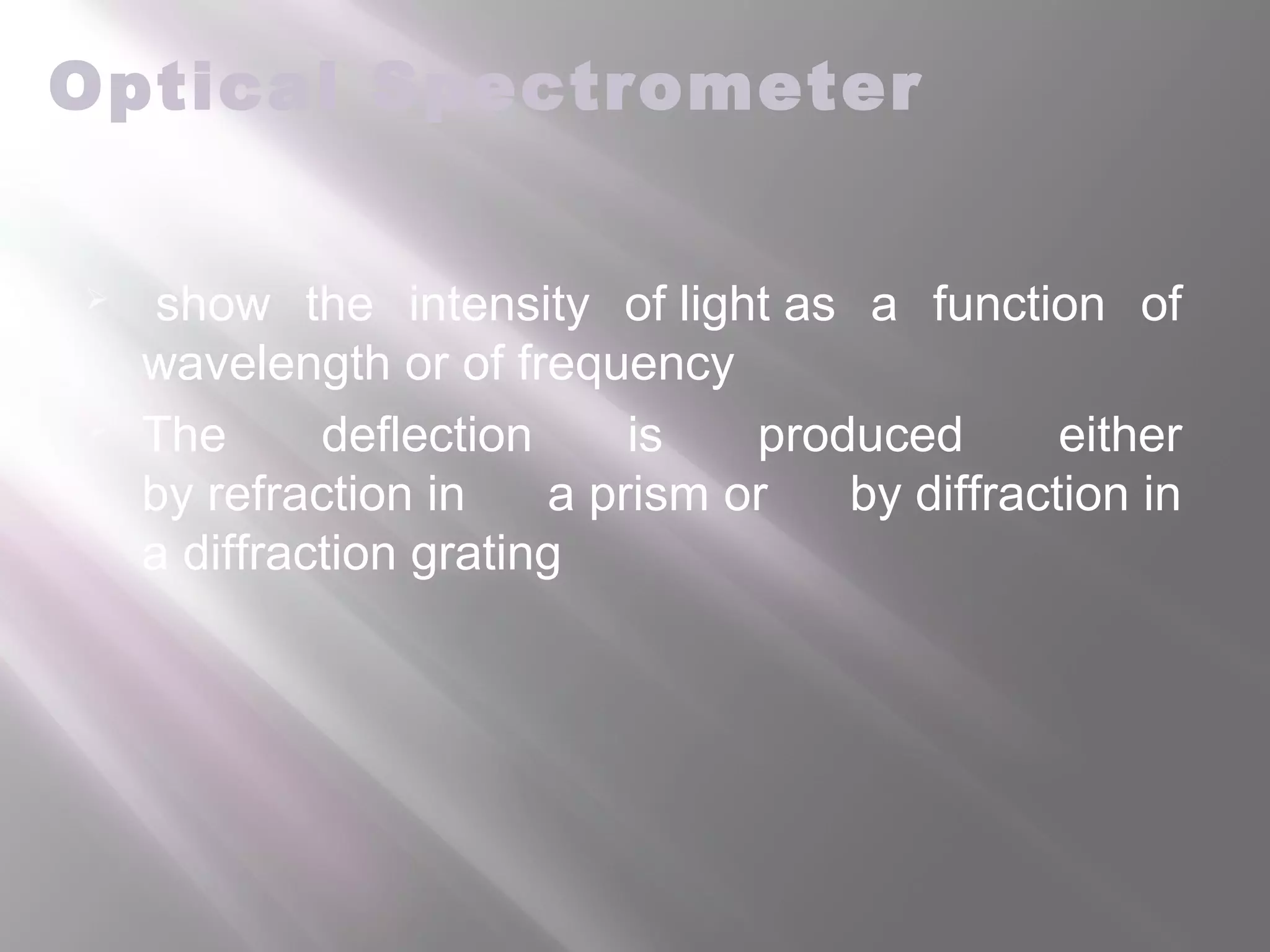 SPECTROSCOPY | PPT