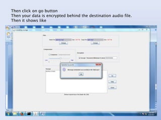 Audio Cryptography System | PPTX | Digital Audio | Computer Software and Applications