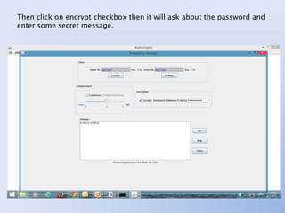 Audio Cryptography System | PPT