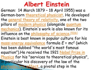 Albert Einstein | PPT