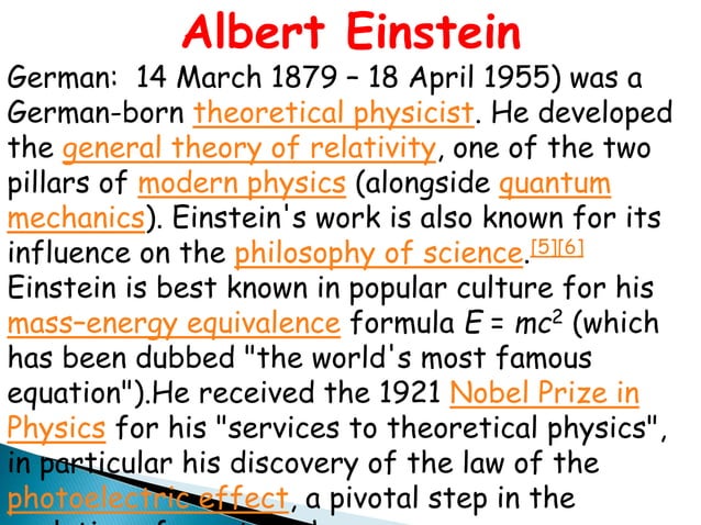 Albert Einstein | PPT