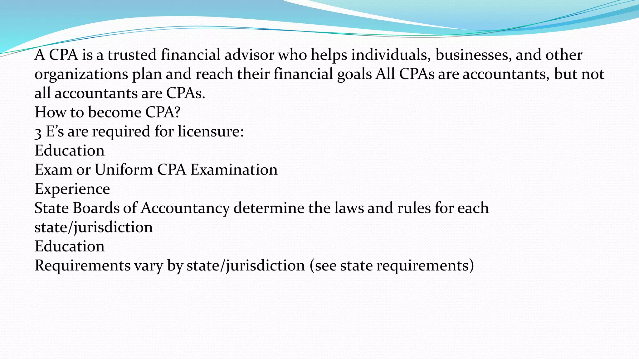 CPA Training | PPTX