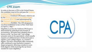 CPA Training | PPTX