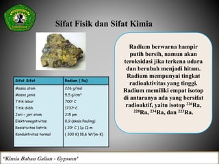Ppt batu radium | PPTX