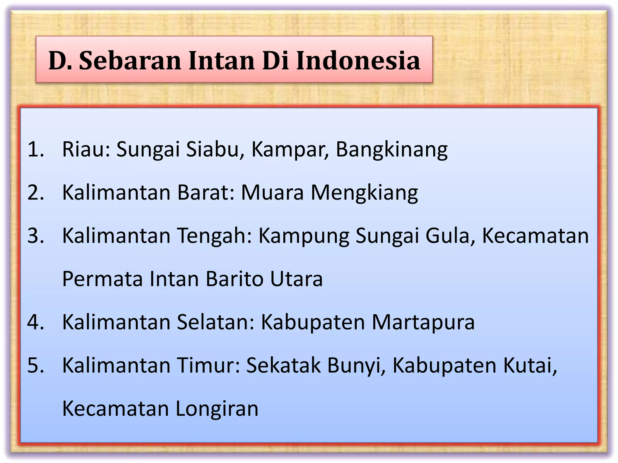 Ppt batu intan | PPTX