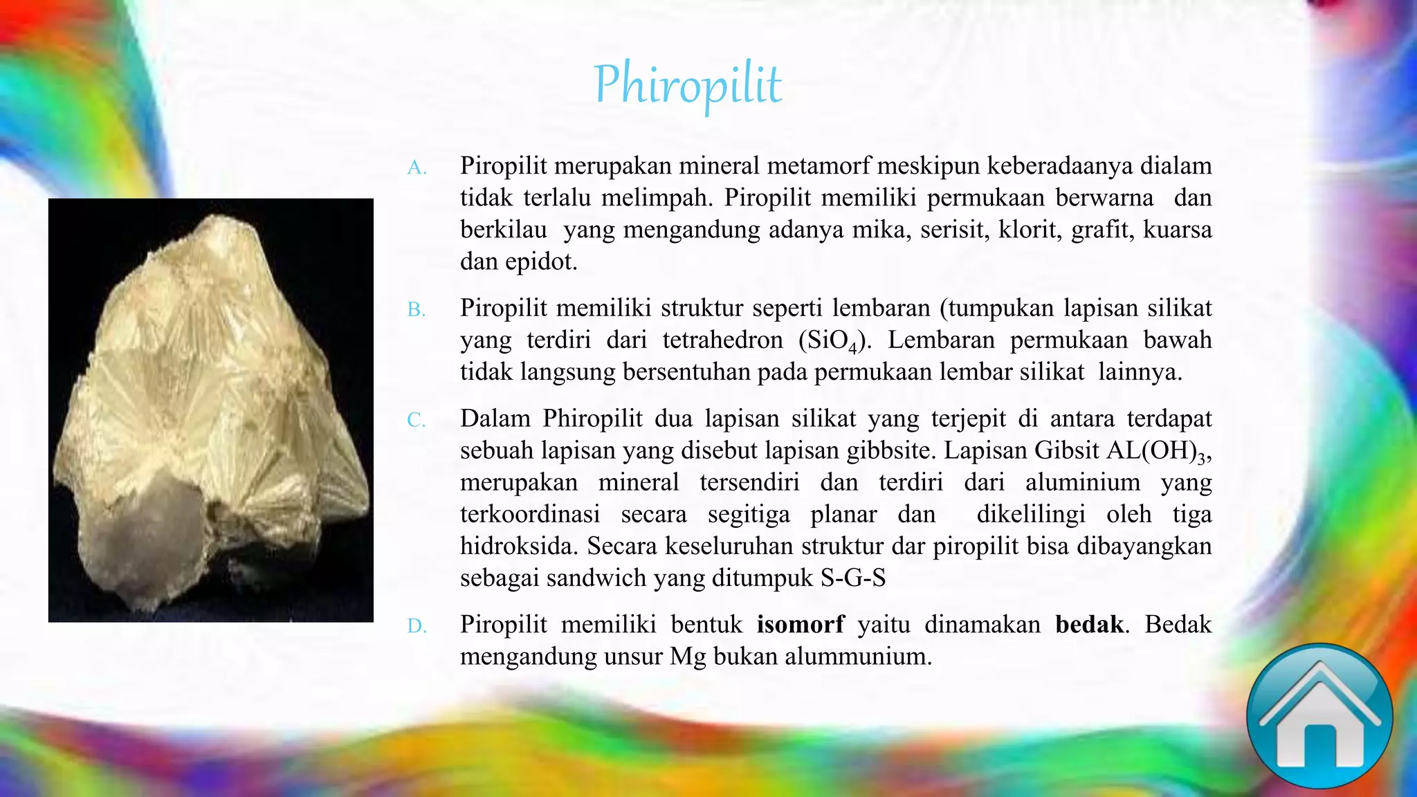 Ppt piropilit | PPTX