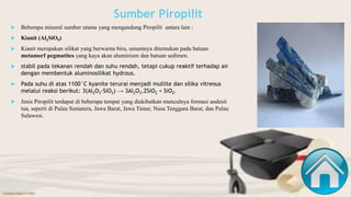 Ppt piropilit | PPTX
