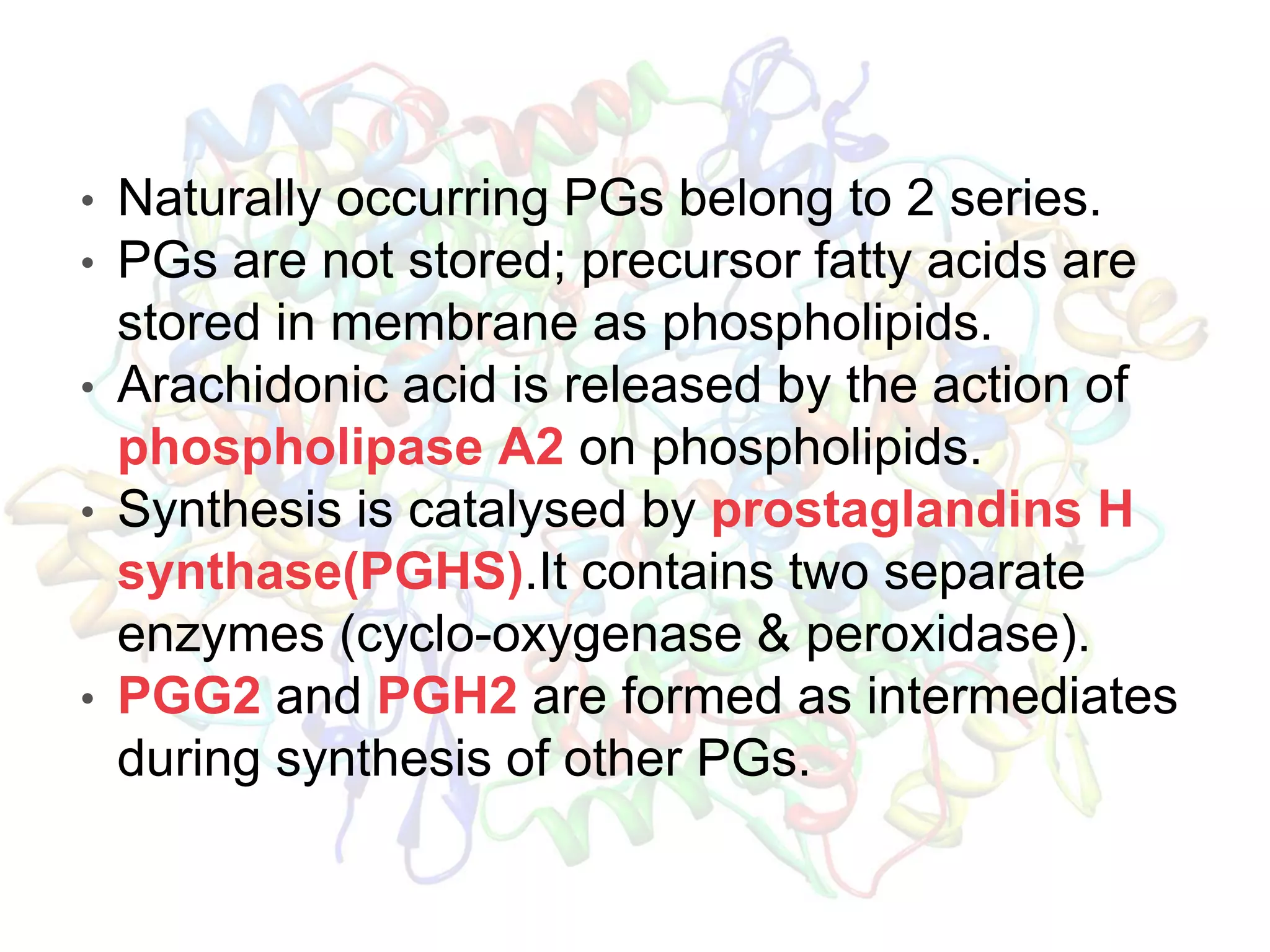 PROSTAGLANDINS | PPTX