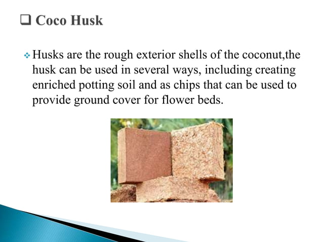 Coir Products and uses | PPTX