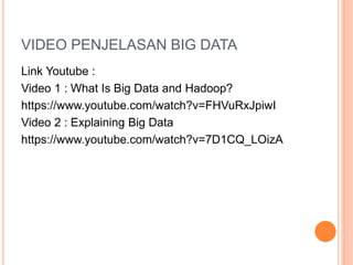 Pemanfaatan Big Data dengan Hadoop | PPTX