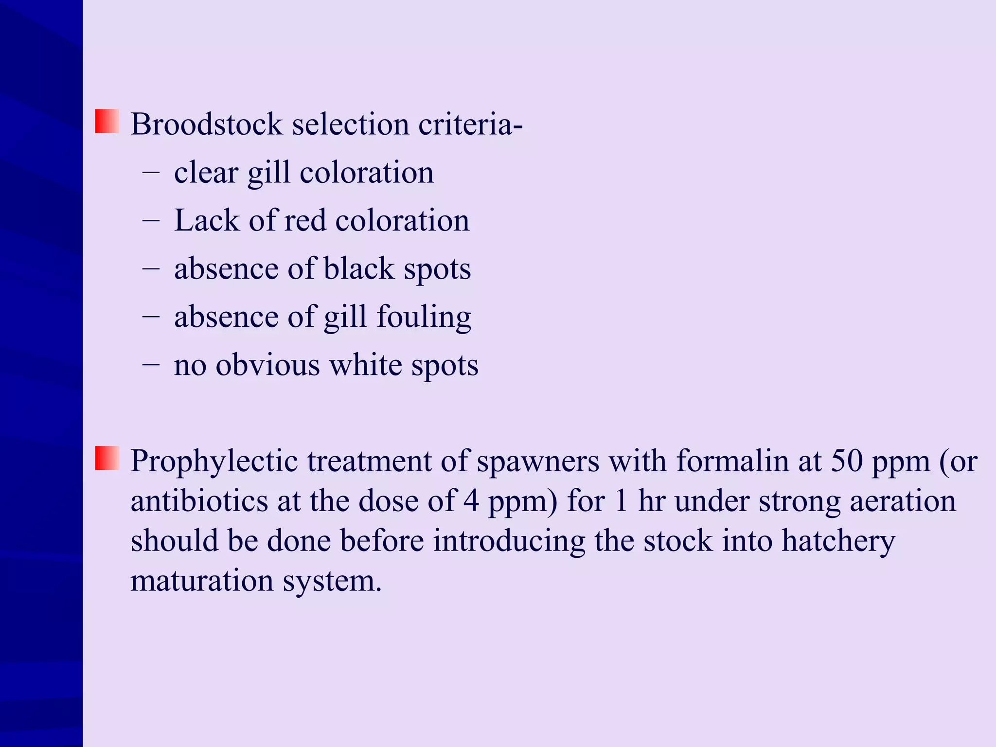 Broodstock And Hatchery Management Of Penaeus Monodon | PPT