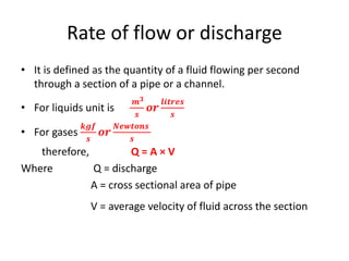 kinematics of fluids basics | PPTX