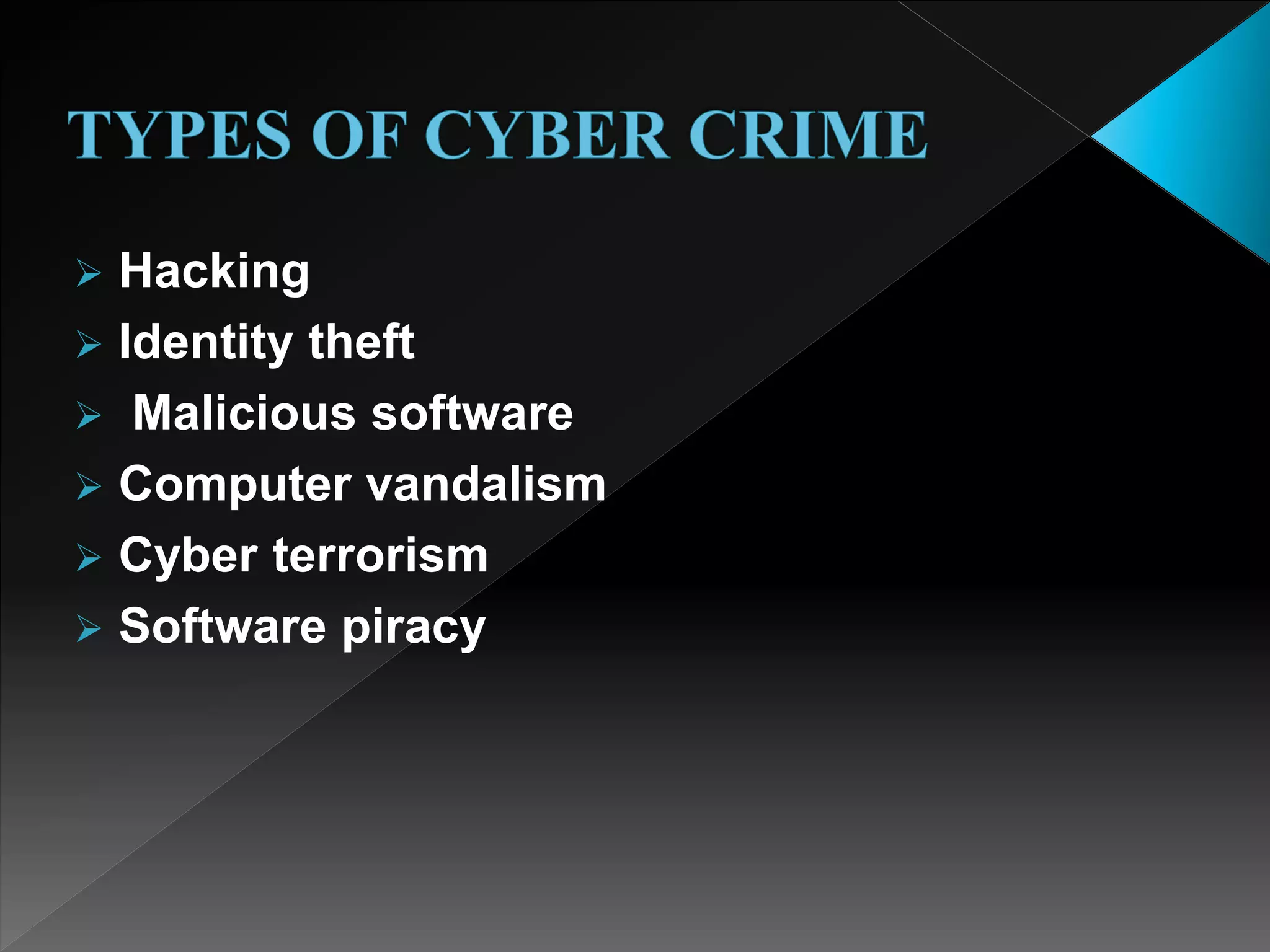 Cyber Crime and Security Presentation | PPTX