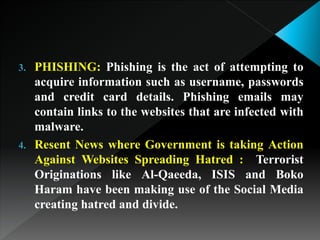 Cyber Crime and Security Presentation | PPTX