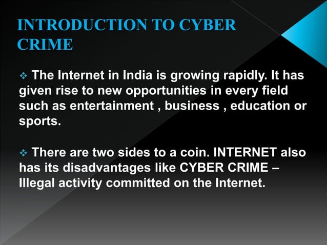 Cyber Crime and Security Presentation | PPTX