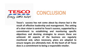 TESCO CASE STUDY | PPT